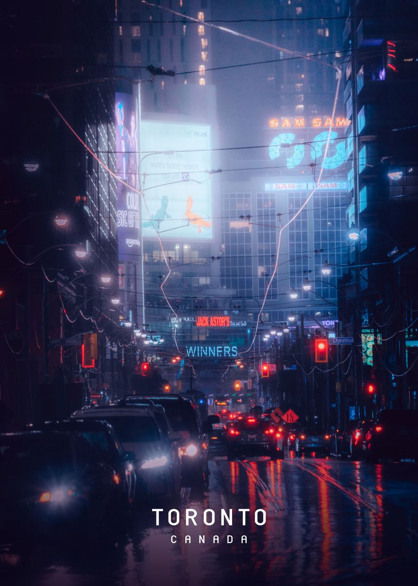 'Toronto ' Poster by Travel Addict | Displate
