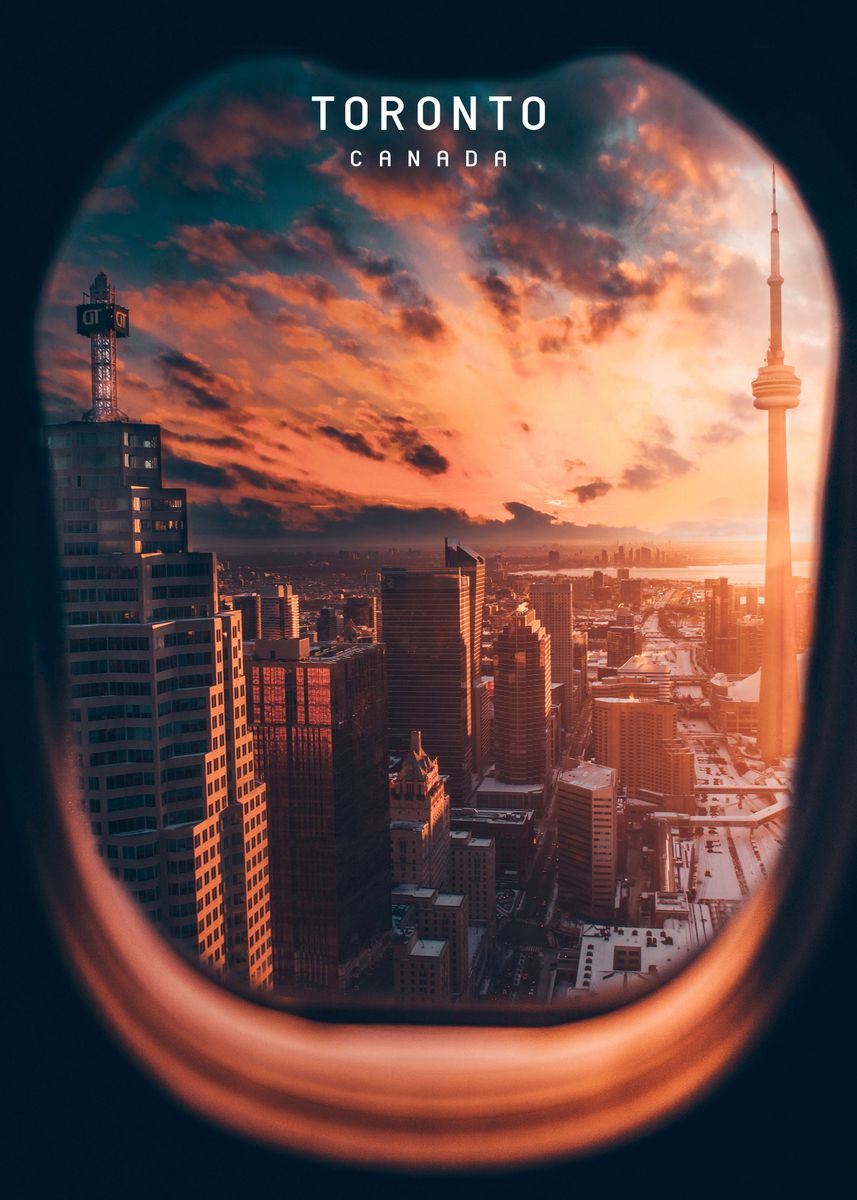 'Toronto ' Poster by Travel Addict | Displate