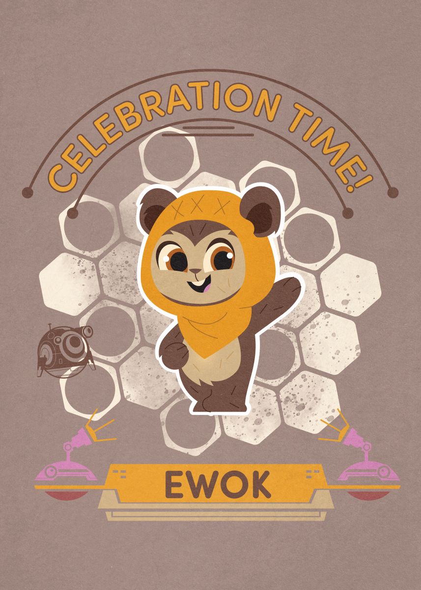 'Ewok' Poster by Star Wars | Displate