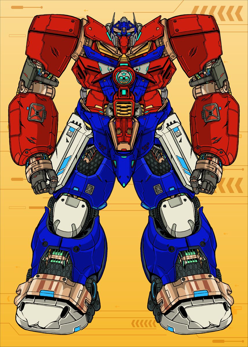 'Mecha robot' Poster, picture, metal print, paint by Cao Thi Hieu ...