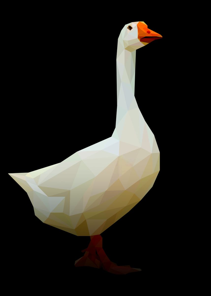 'Goose' Poster, picture, metal print, paint by dung nguyen | Displate