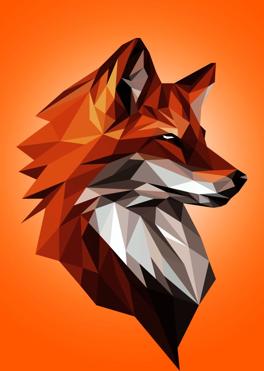 'Fox' Poster by Dare Neil | Displate
