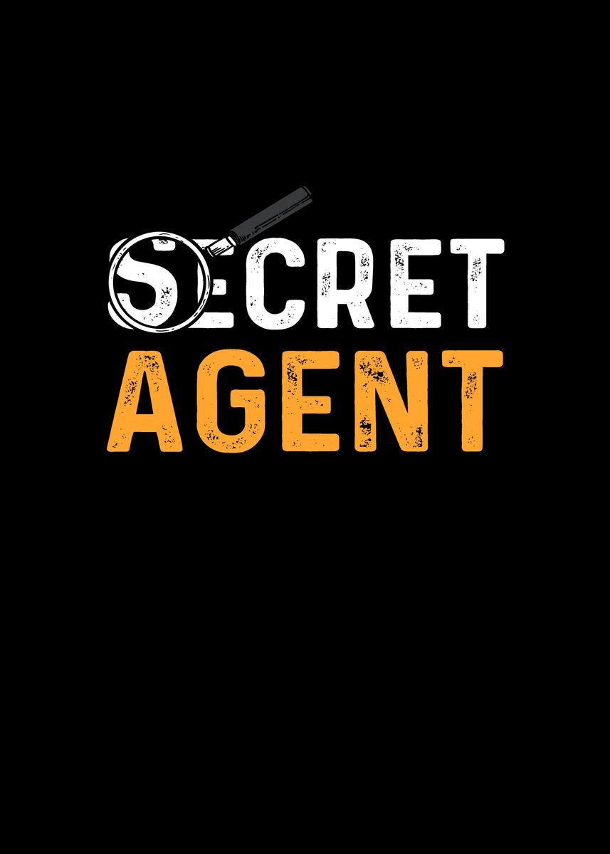 'Secret Agent Private Eye' Poster, picture, metal print, paint by ...