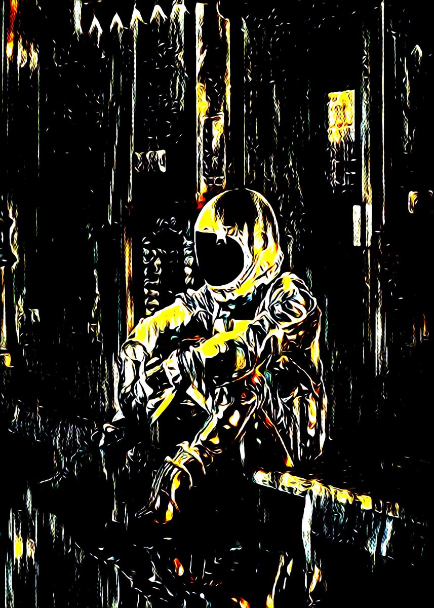 'Cosmic Traveller' Poster, picture, metal print, paint by ANDRE MCKAY ...