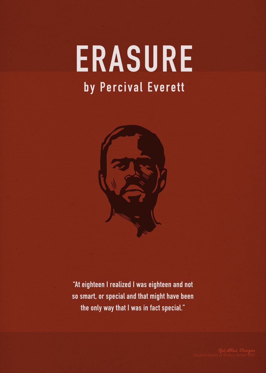 'Erasure Percival Everett' Poster by Design Turnpike | Displate
