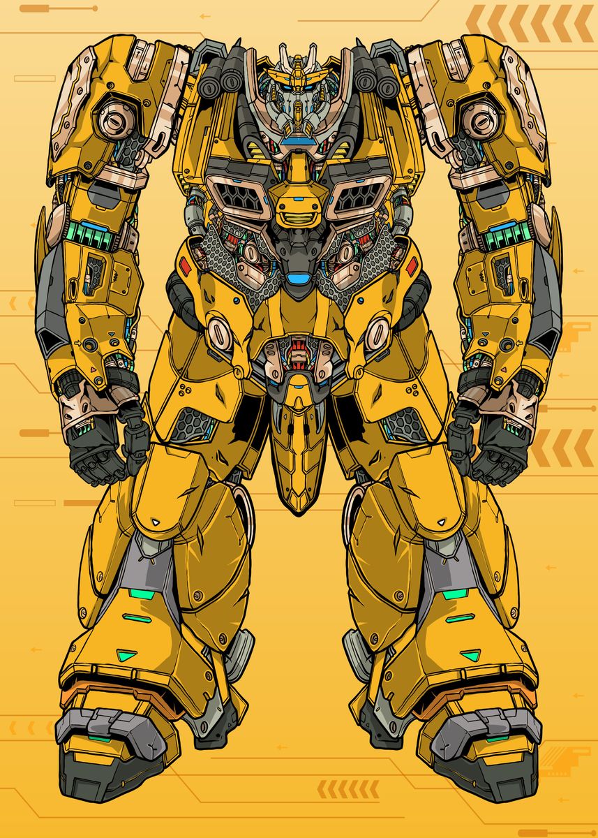 'Mecha Robot' Poster by Lloyd Studio | Displate