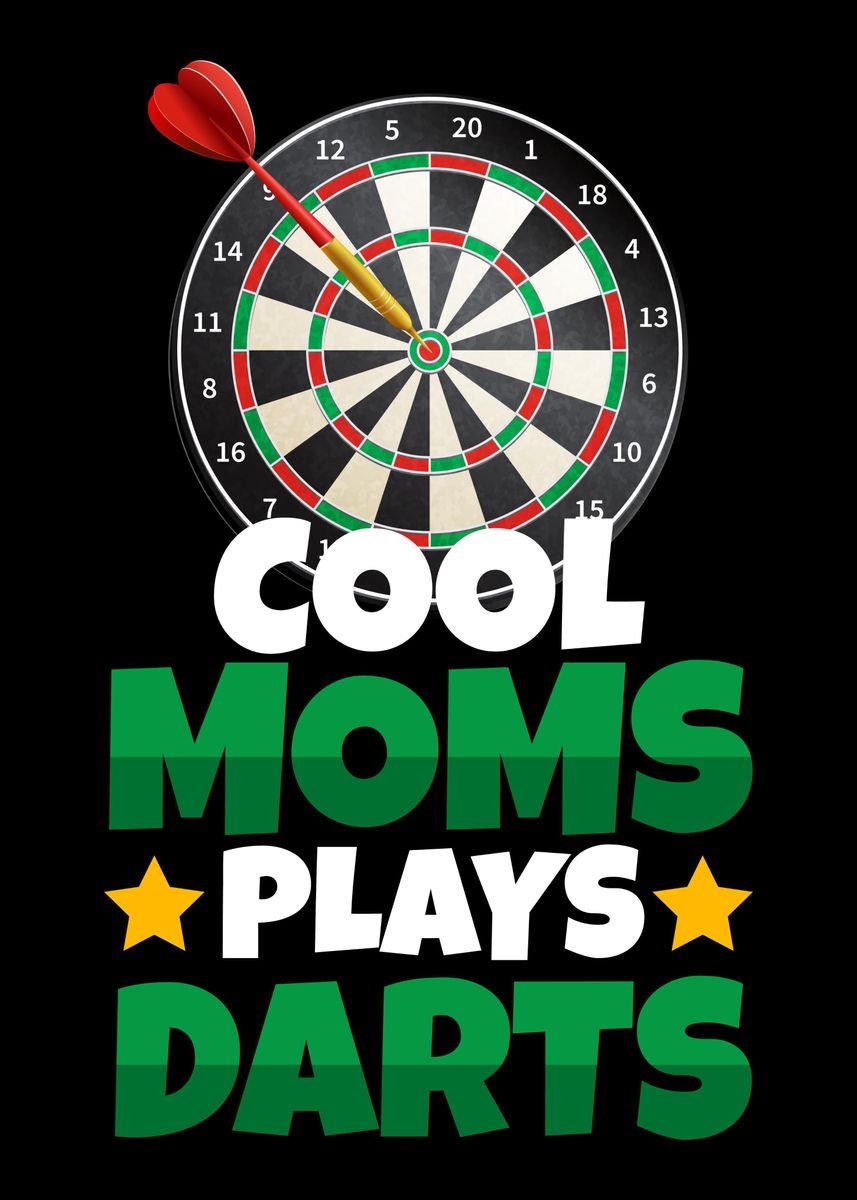 'Darting Darts' Poster, picture, metal print, paint by CrazySquirrel ...