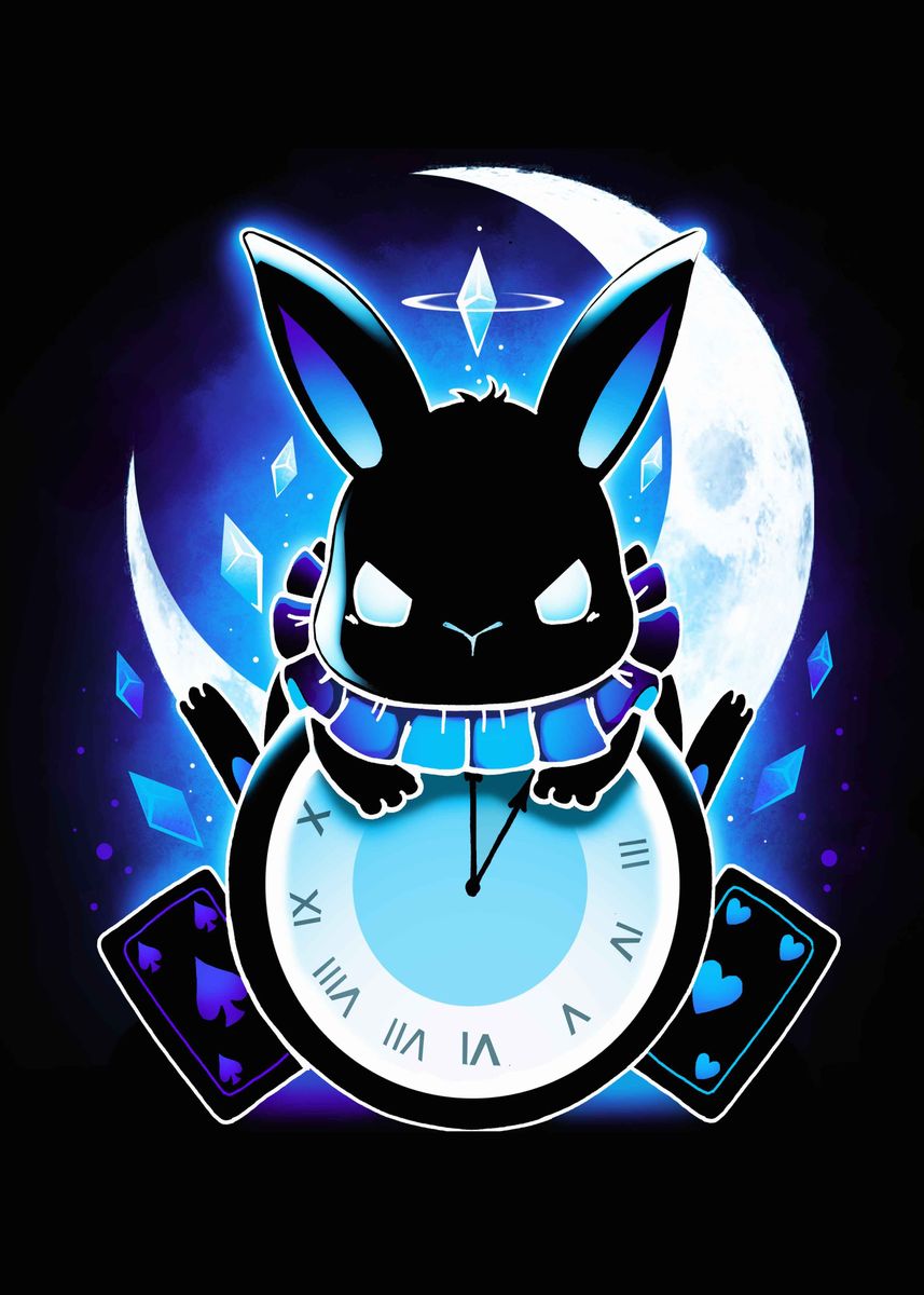 'Wonder Rabbit' Poster, picture, metal print, paint by Valentina Fabbri ...