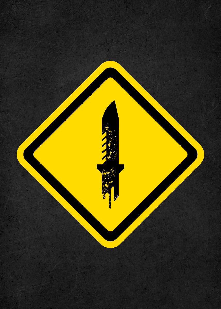 'road sign badges' Poster, picture, metal print, paint by Bestselling ...