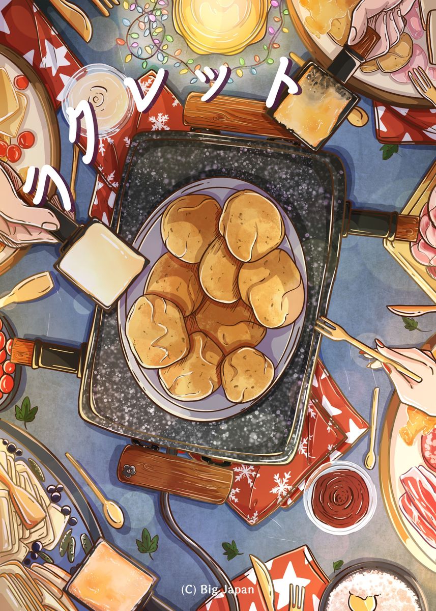 'Raclette ' Poster by Aurea Big Japan | Displate