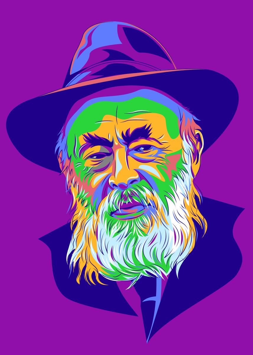 'Chaim Yehuda Krinsky' Poster, picture, metal print, paint by ...