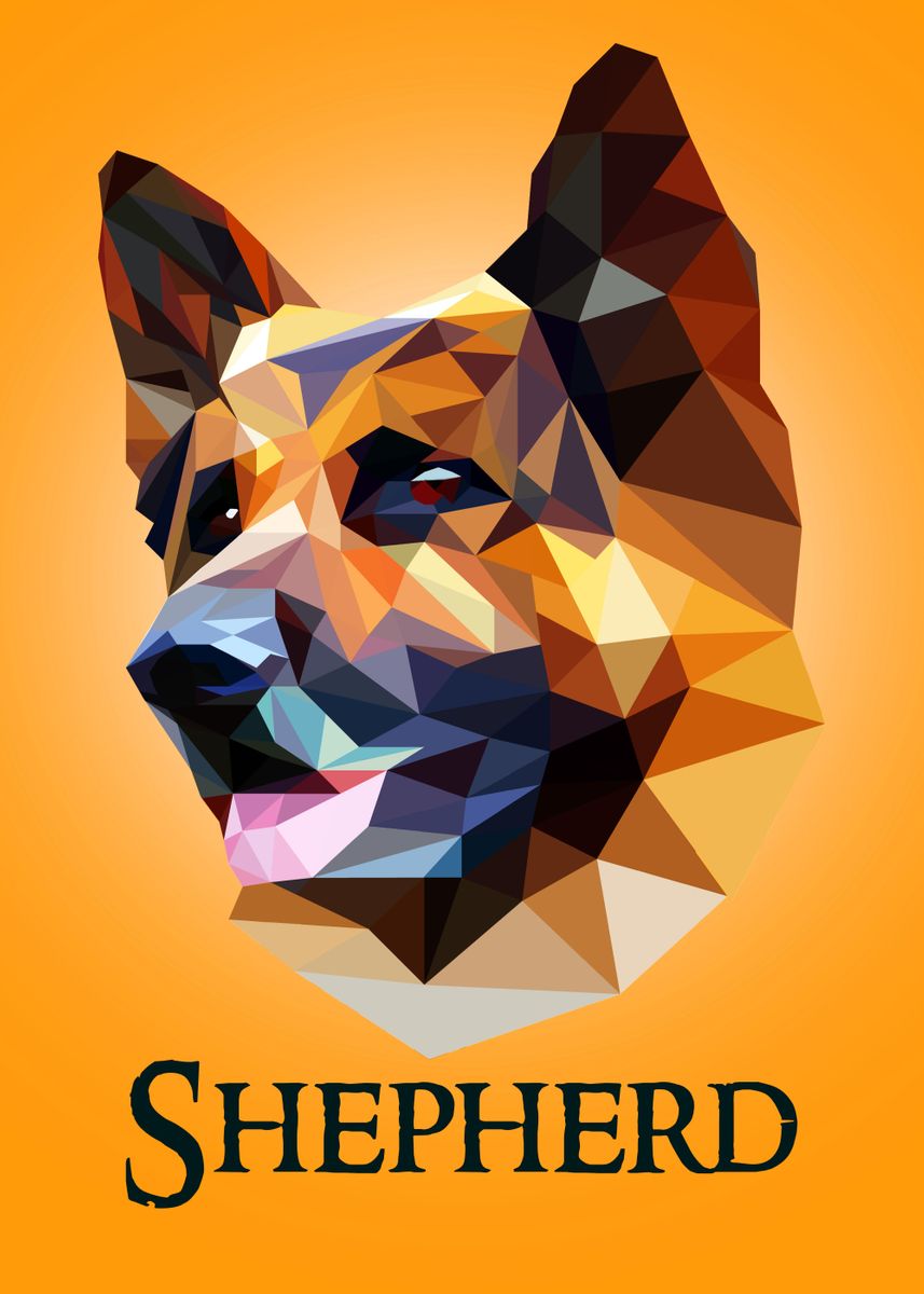 'Shepherd' Poster, picture, metal print, paint by Dare Neil | Displate