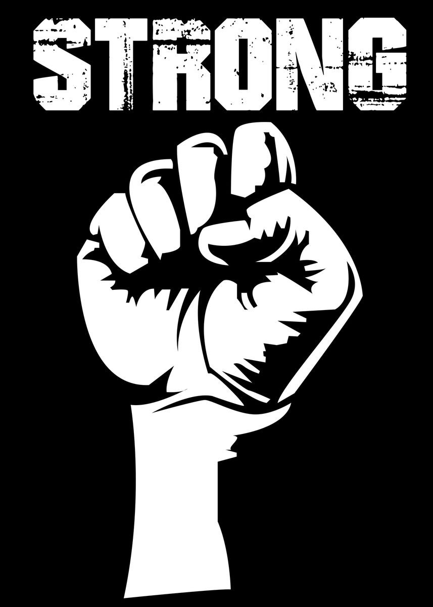 'strong' Poster, picture, metal print, paint by hiken three | Displate