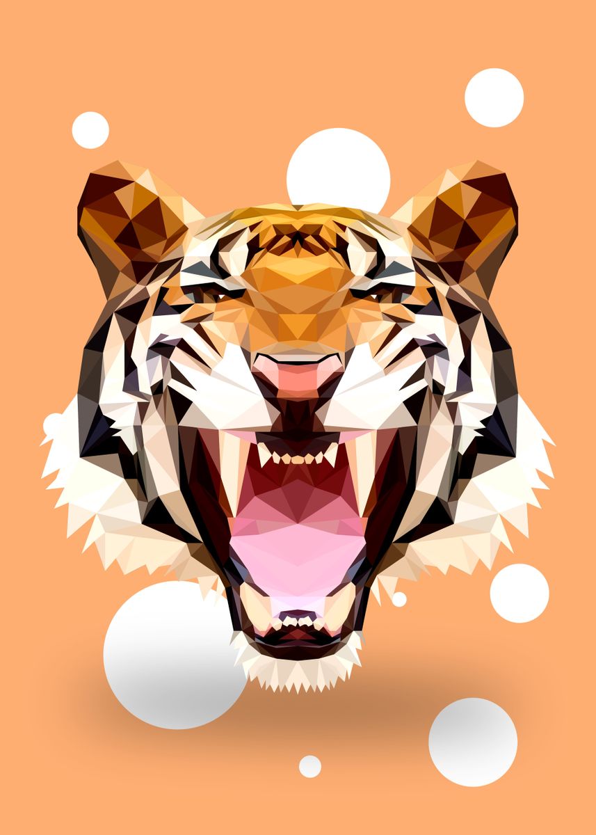 'Tiger' Poster by Lee Jani | Displate