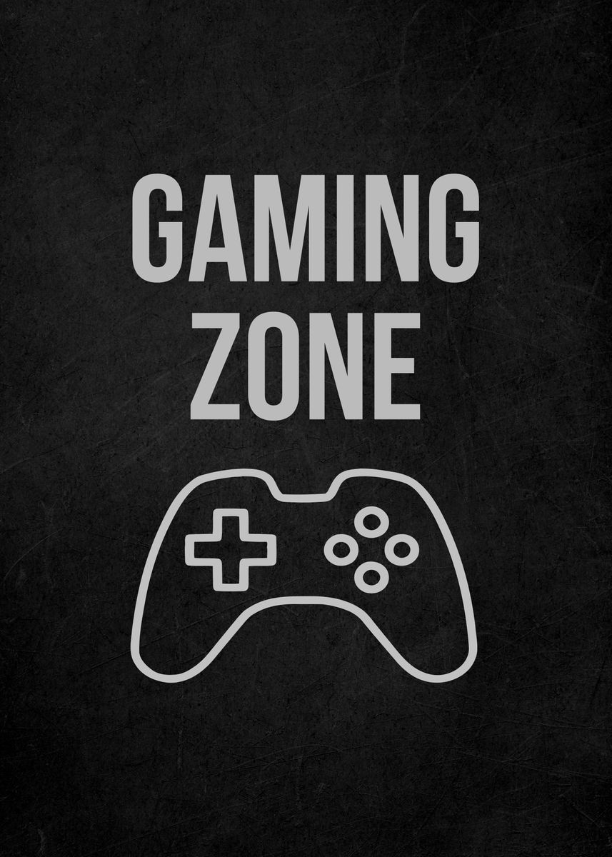 'Game Gaming Quote' Poster, picture, metal print, paint by Gam Gam ...