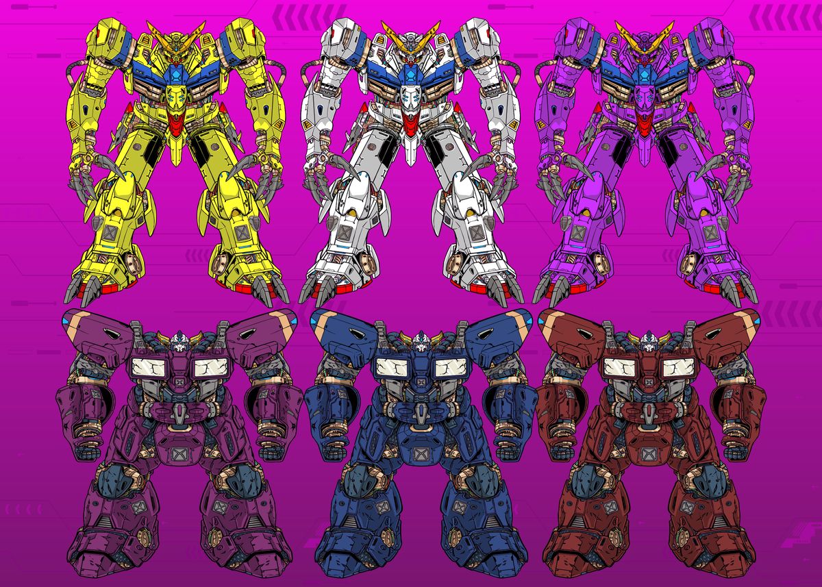 'Mecha Robot' Poster by Lloyd Studio | Displate