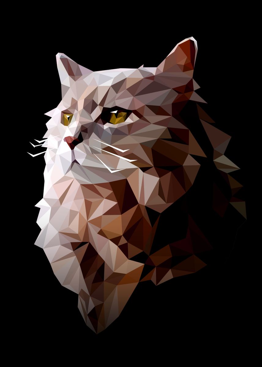 'Cat' Poster by dung nguyen | Displate