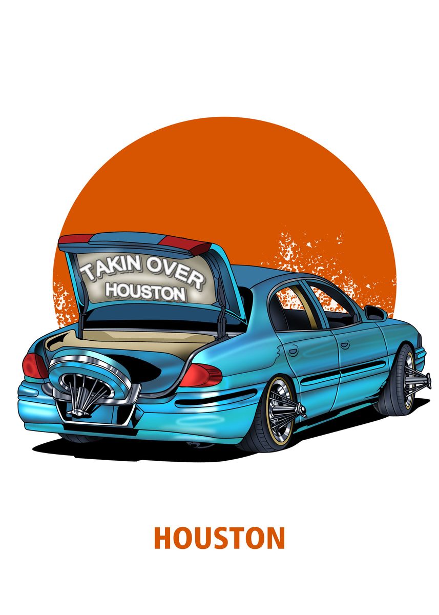 'houston cars' Poster by sinnois | Displate