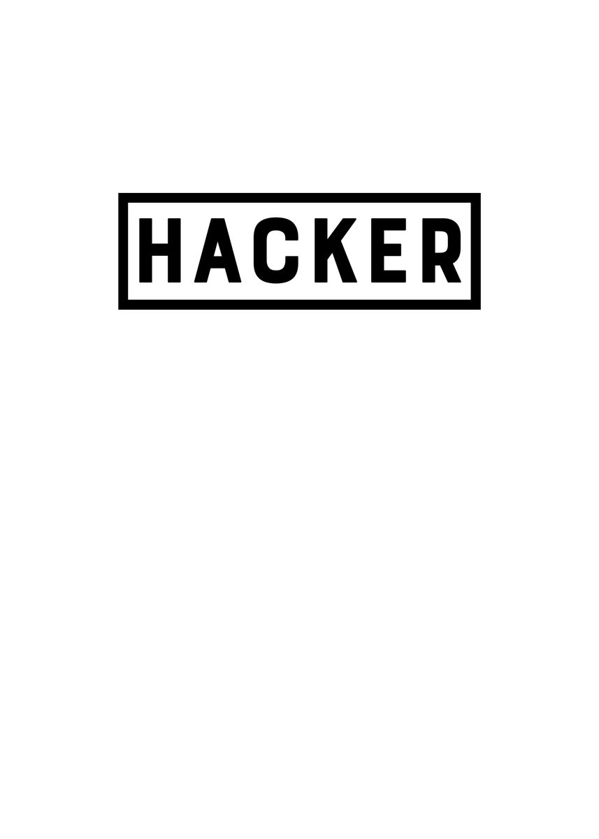 'Hacker' Poster, picture, metal print, paint by Francois Ringuette ...