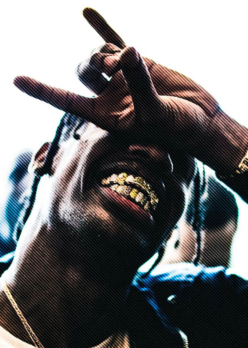 'Rapper Travis Scott ' Poster, picture, metal print, paint by XmeShop ...