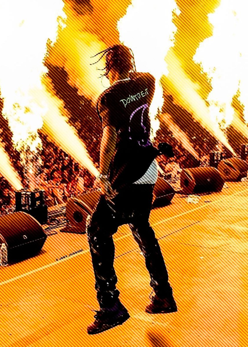 'Rapper Travis Scott ' Poster, picture, metal print, paint by XmeShop ...