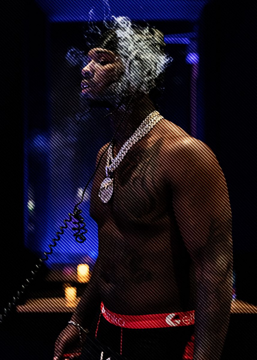 'Pop Smoke Travis Drake ' Poster, picture, metal print, paint by LPL ...