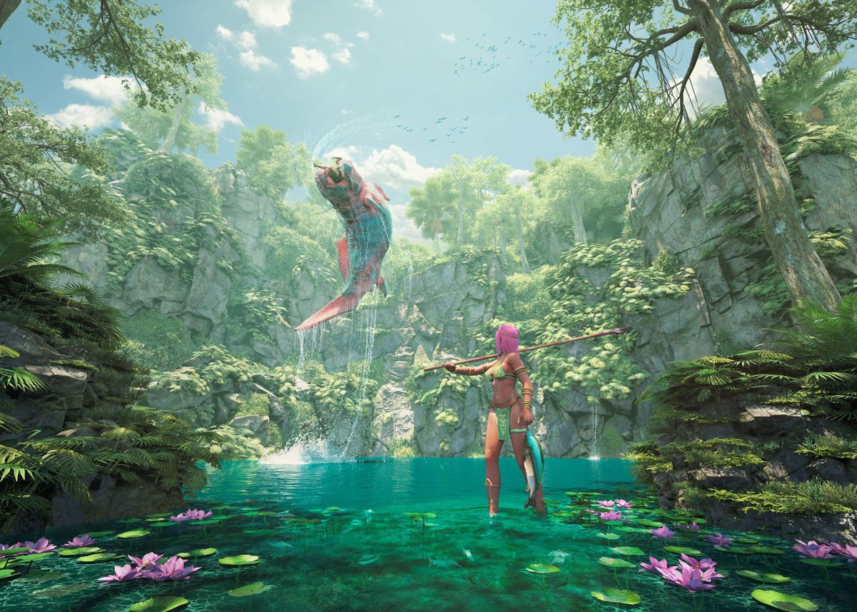 'Survival in Paradise Wide' Poster by dreamwalker | Displate