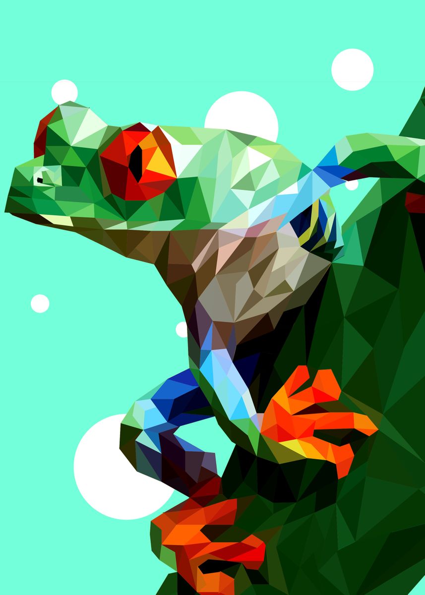 'Frog' Poster by Lee Jani | Displate