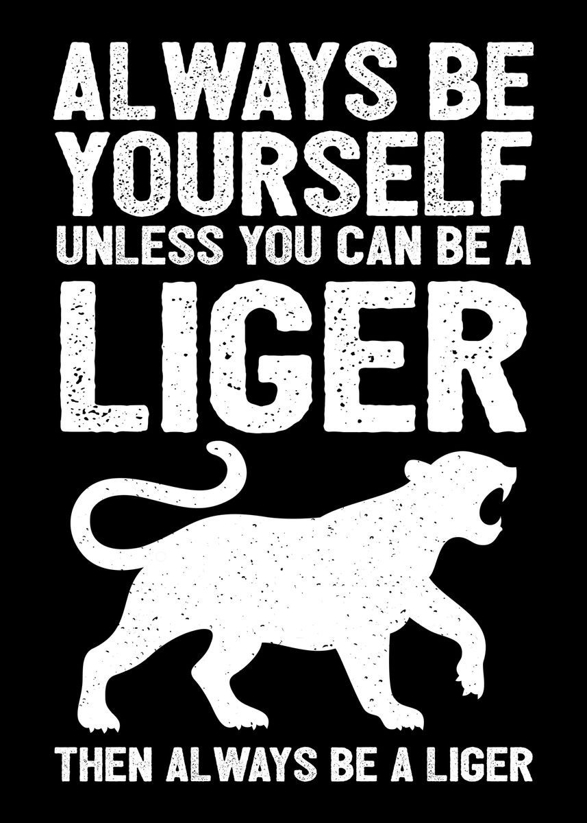 'Liger Funny Gift' Poster by Hexor | Displate