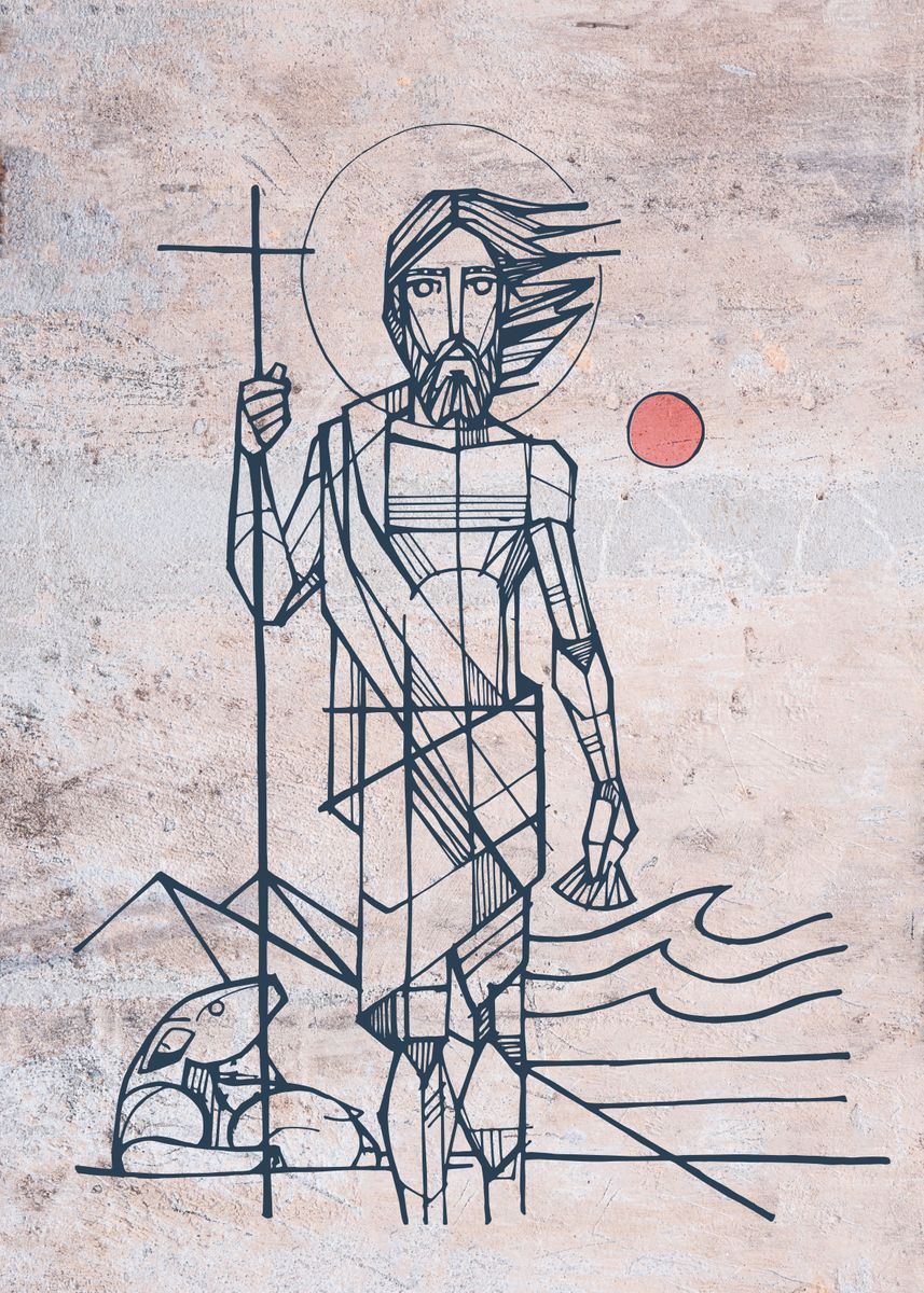 'saint john the baptist' Poster, picture, metal print, paint by Iknu ...