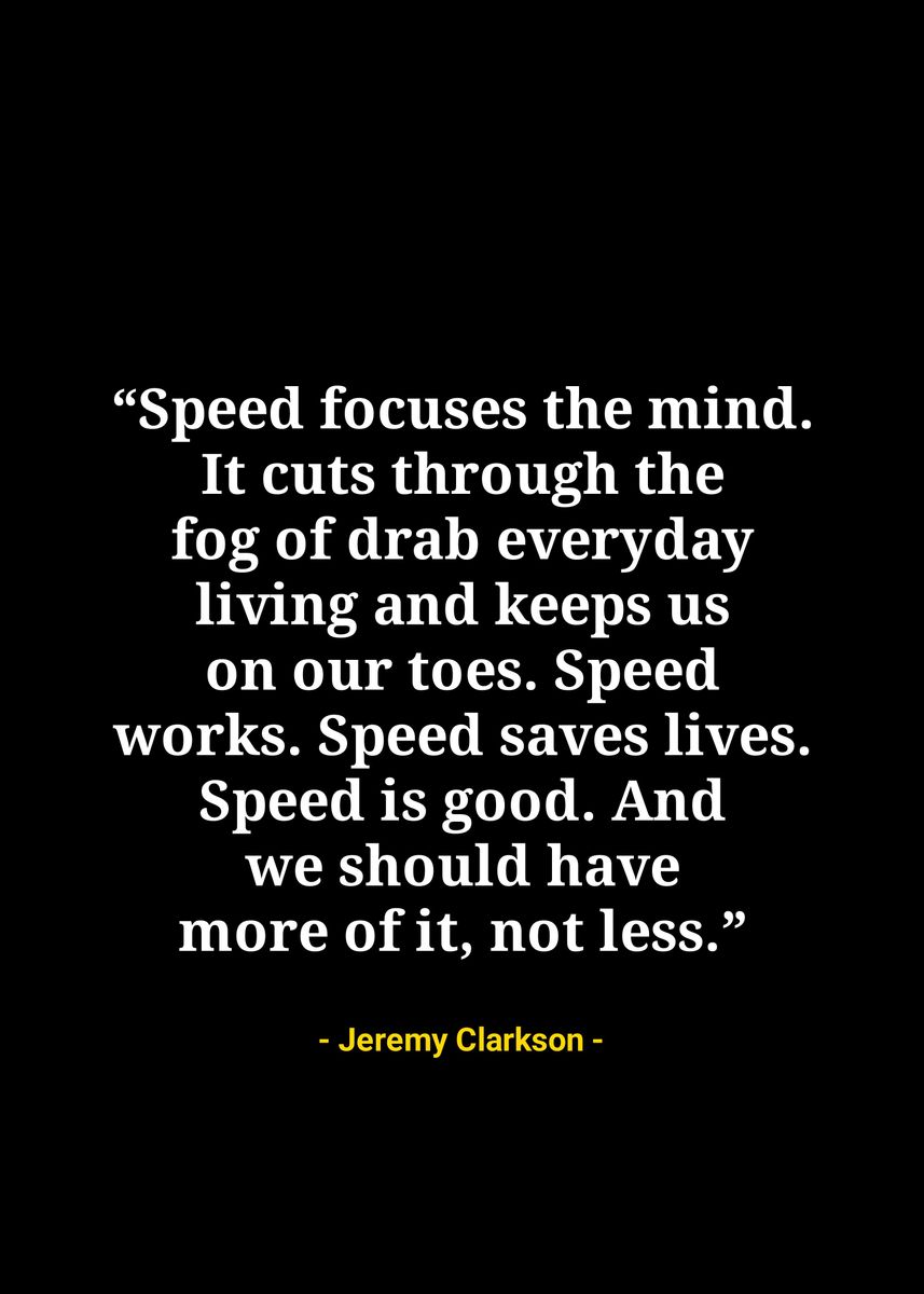 'Jeremy Clarkson quotes ' Poster, picture, metal print, paint by DNSM ...