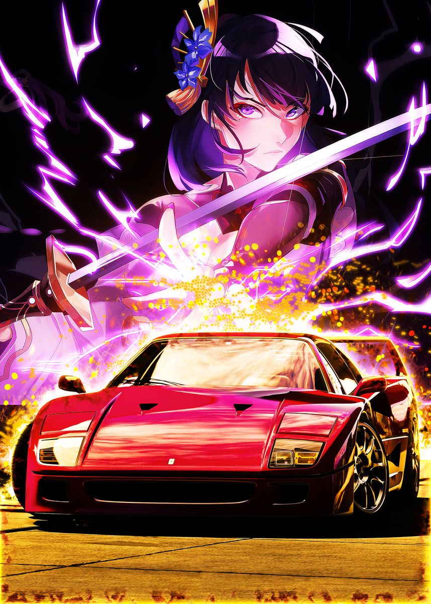 'Genshin Impact Game' Poster, picture, metal print, paint by jhon ...