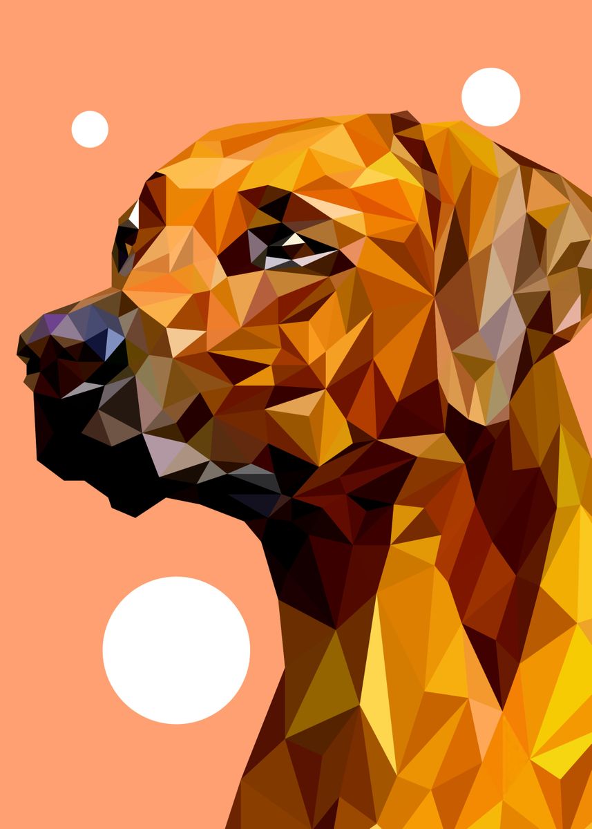 'Pointer' Poster, picture, metal print, paint by Lee Jani | Displate