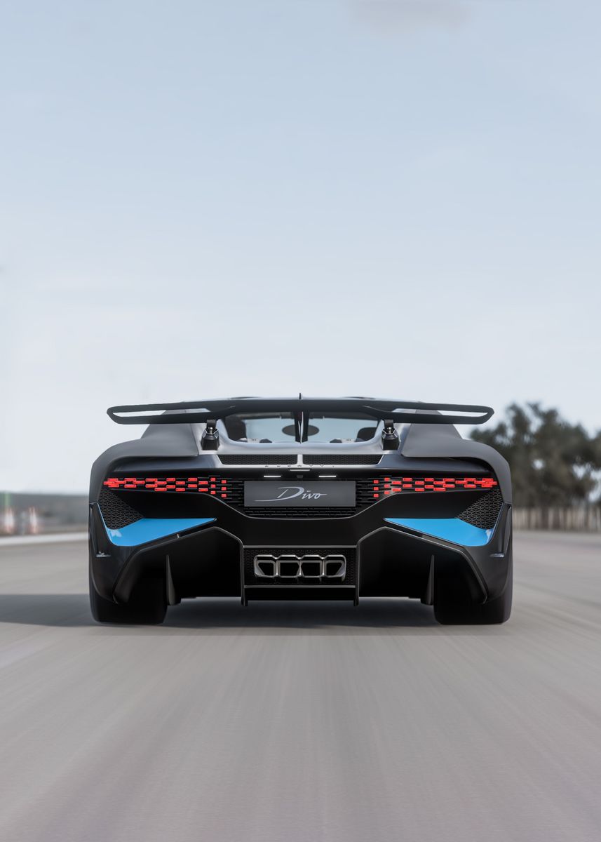 'Bugatti Divo' Poster, picture, metal print, paint by Mateusz ...