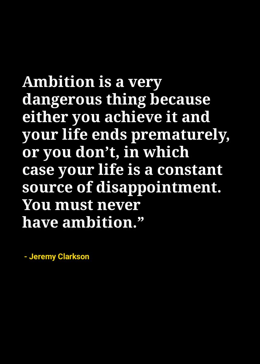 'Jeremy Clarkson quotes ' Poster, picture, metal print, paint by DNSM ...