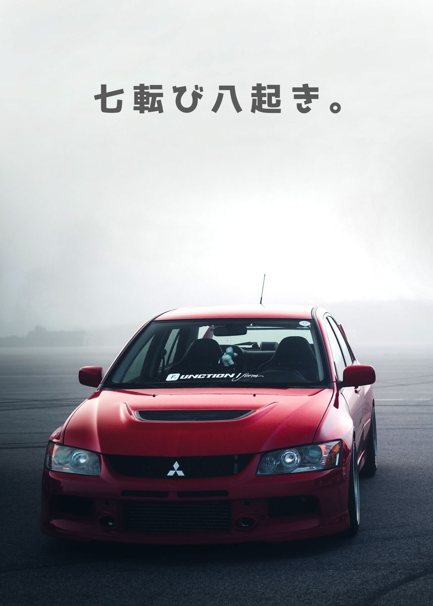 'Lancer Evo' Poster, picture, metal print, paint by Magadire | Displate