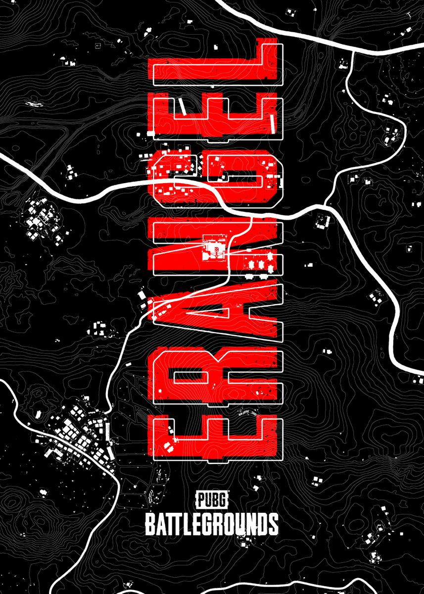 'PUBG Erangel Key Art' Poster, picture, metal print, paint by PUBG ...