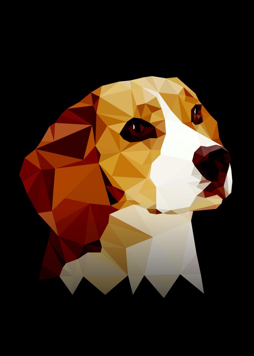 'Beagle' Poster by dung nguyen | Displate