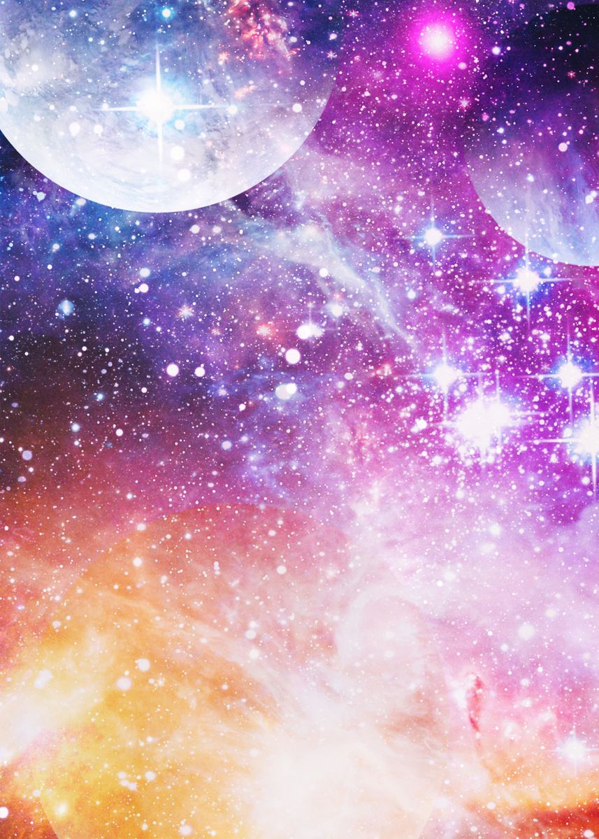 'Galactic Explorers' Poster by James Clarke | Displate