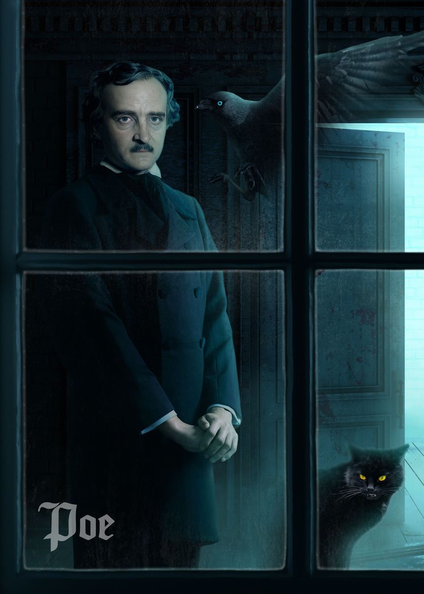 'Edgar Allan Poe Concept' Poster, picture, metal print, paint by Arturo ...