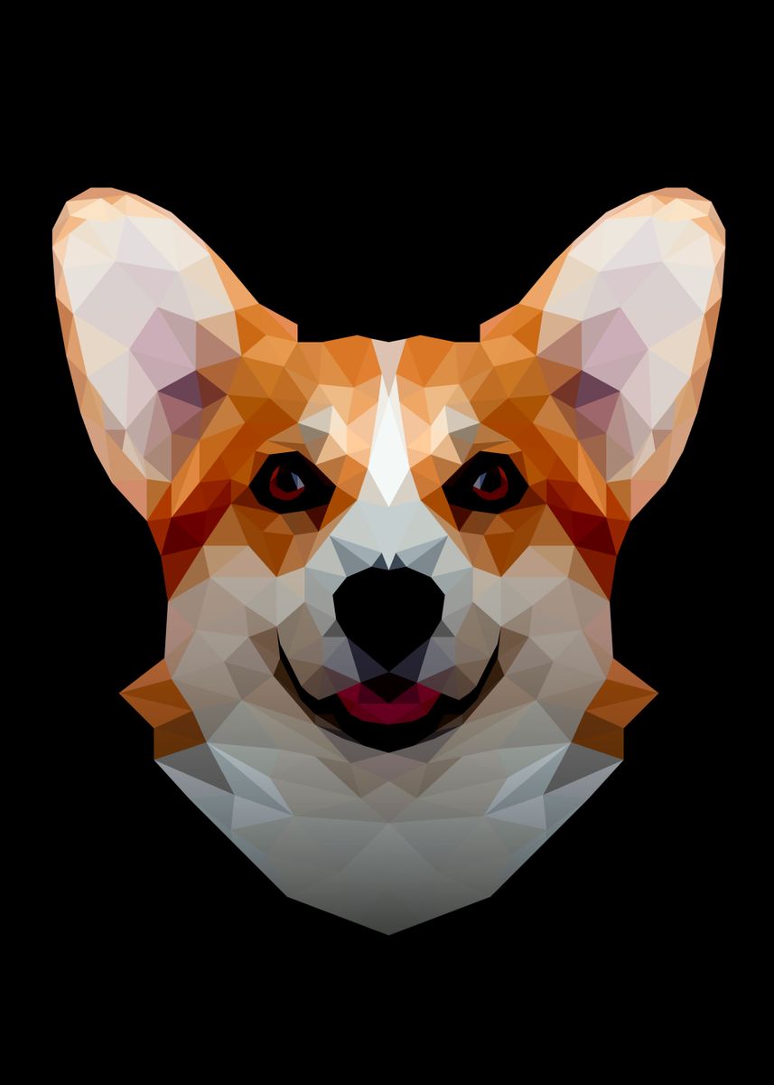 'Corgi ' Poster by dung nguyen | Displate