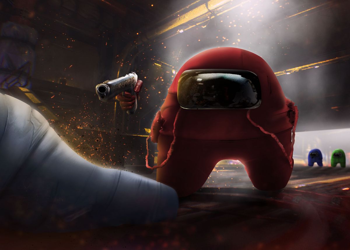 'Among us' Poster by sixth sense | Displate