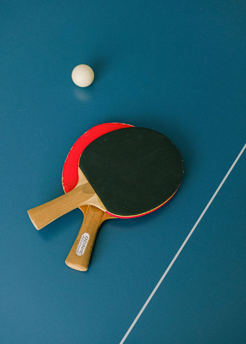 'Ping Pong' Poster, picture, metal print, paint by Jack Far | Displate