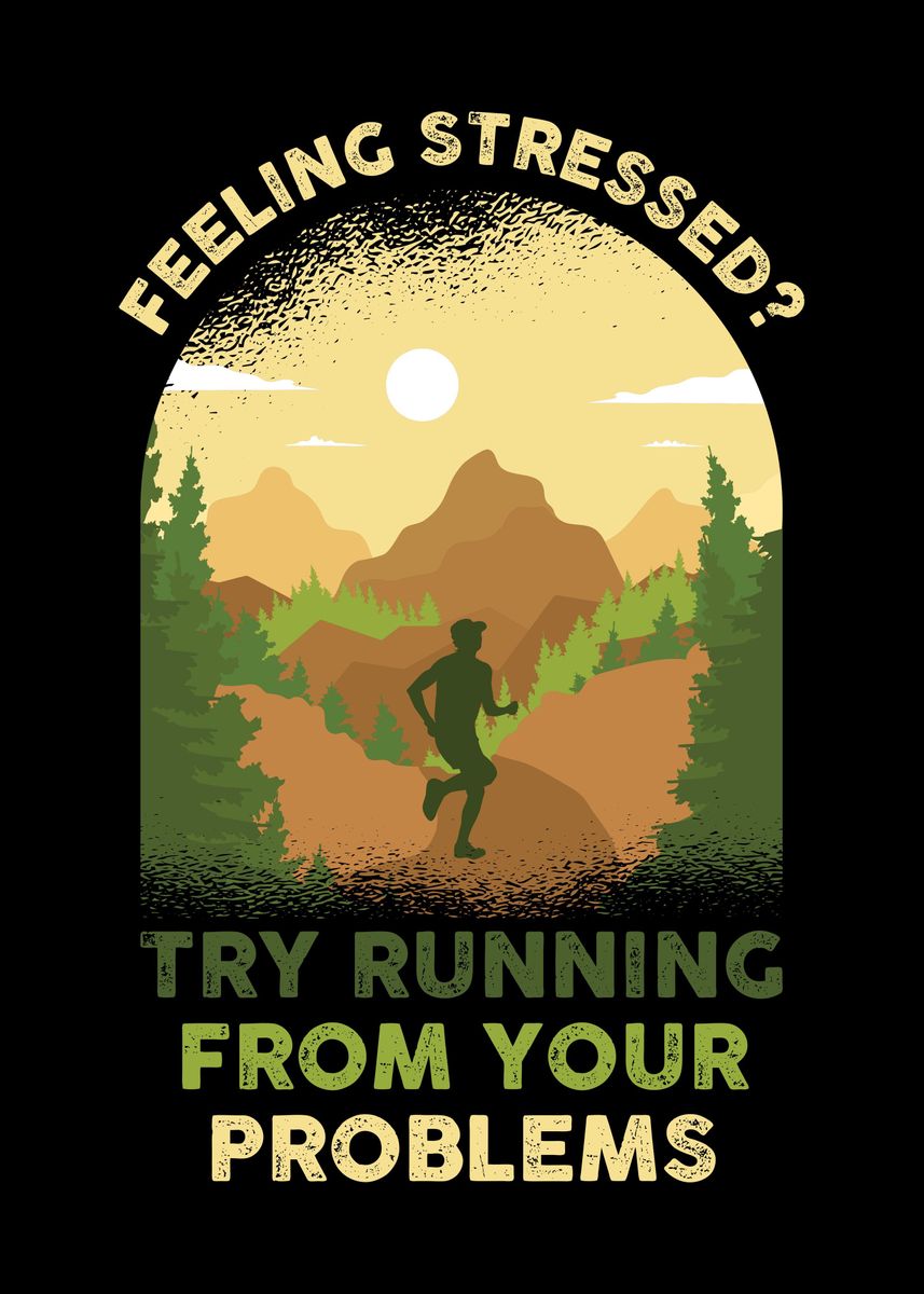 'Feeling Stressed' Poster, picture, metal print, paint by CatRobot ...