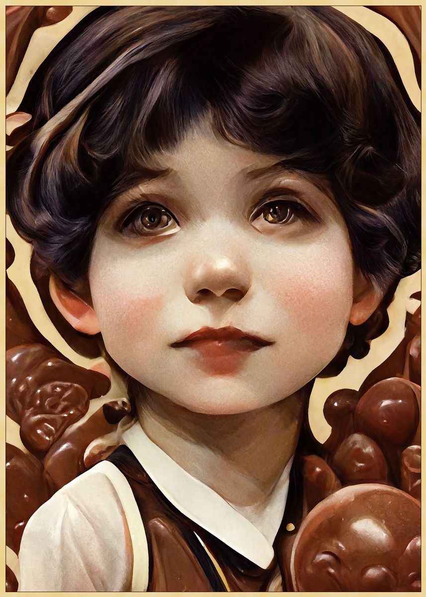 'Chocolate Advertisement' Poster by Thomas Pradeilles | Displate
