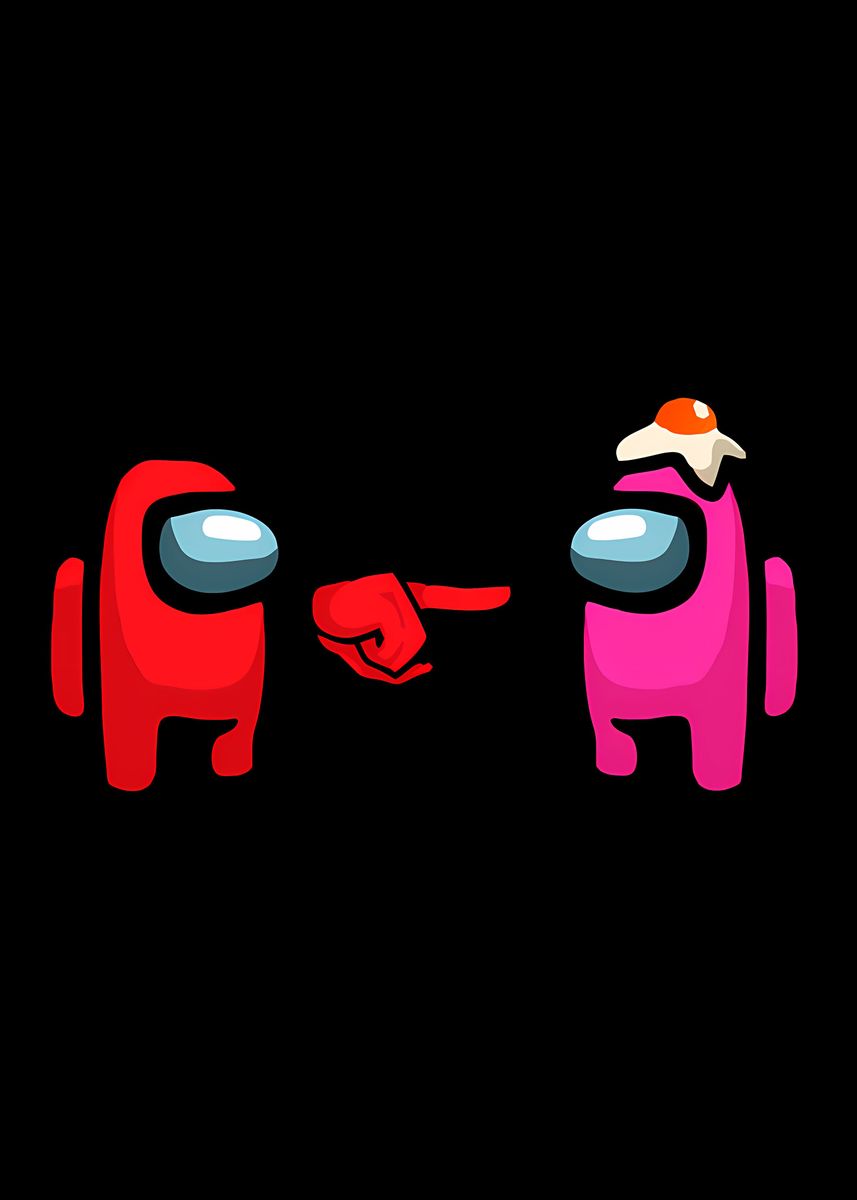 'Impostor Among Us Games' Poster by Lunaxys Artwork | Displate