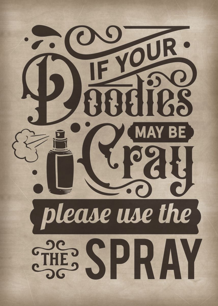 'Doodies may be cray' Poster, picture, metal print, paint by XandYart | Displate