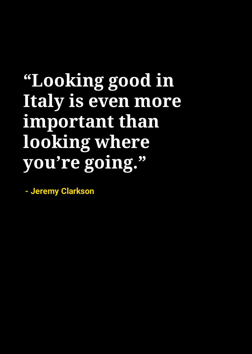 'Jeremy Clarkson quotes ' Poster, picture, metal print, paint by DNSM ...