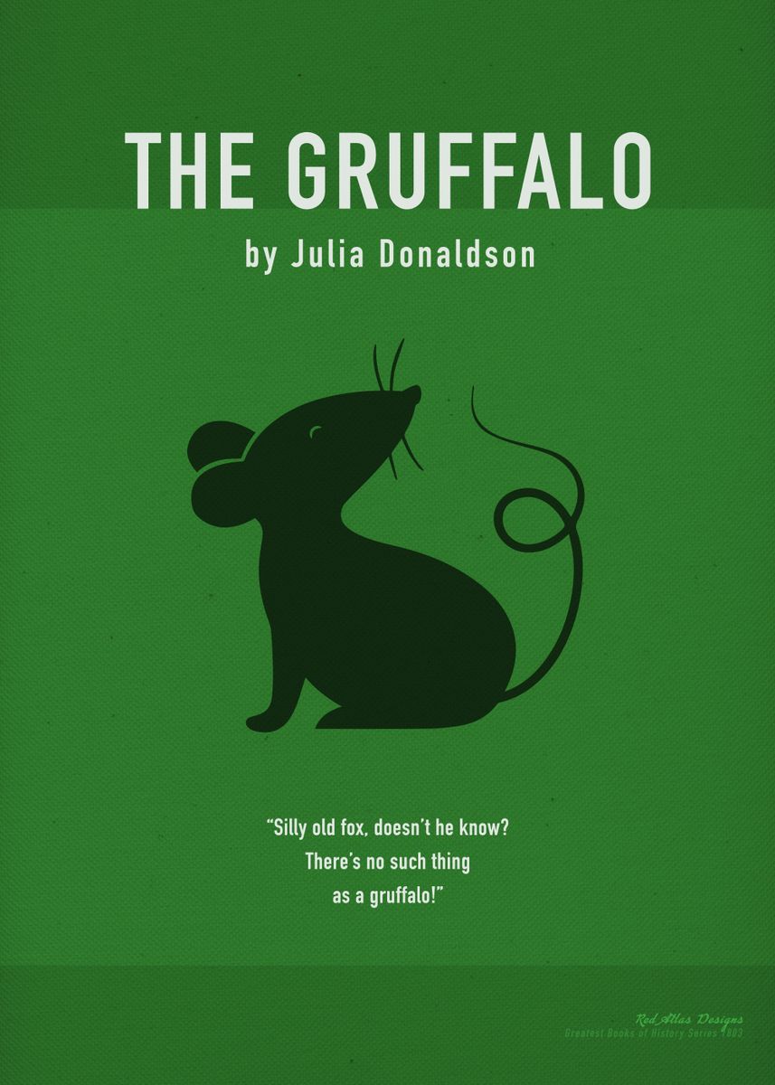 'The Gruffalo by Donaldson' Poster, picture, metal print, paint by ...