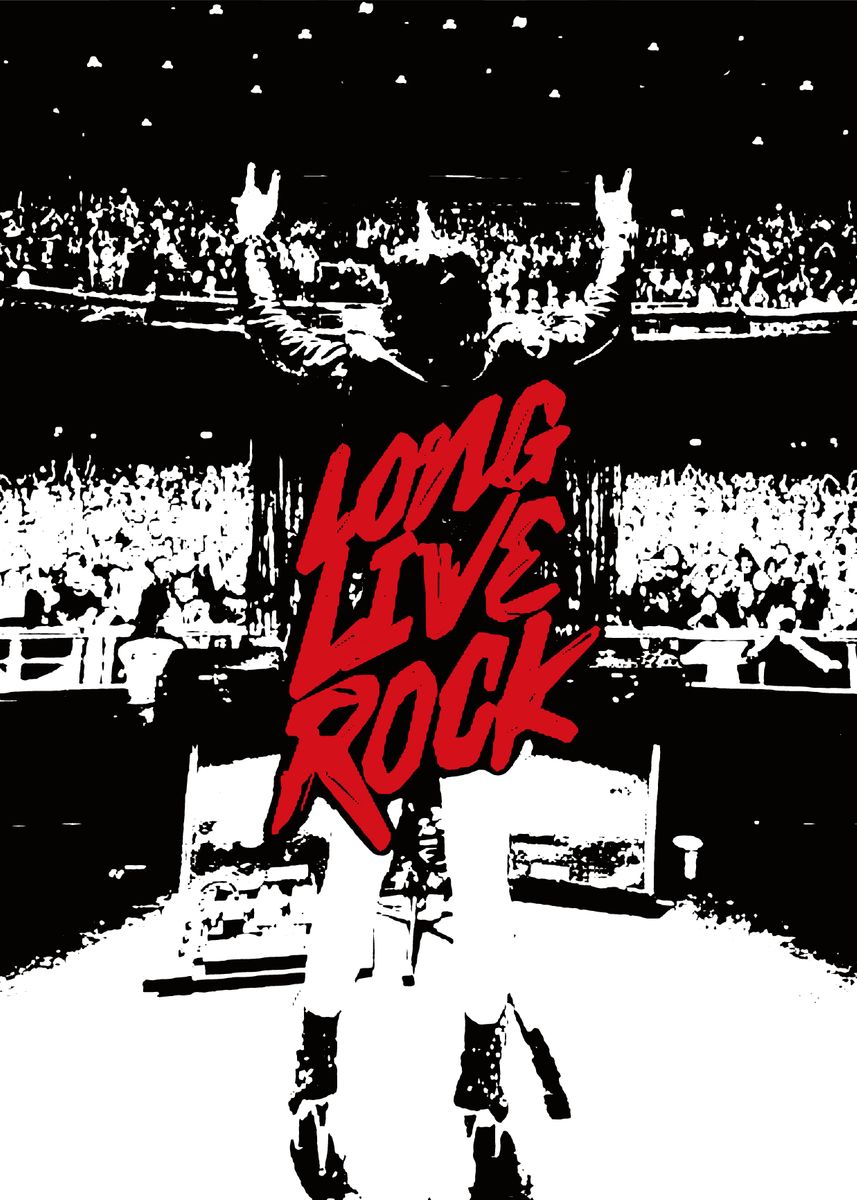 'halestorm long live rock ' Poster, picture, metal print, paint by THELASTMINI MANTILY | Displate